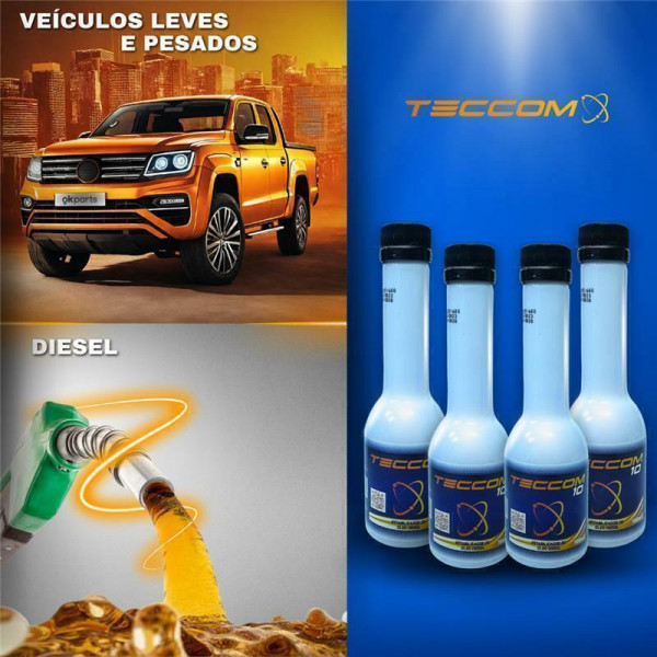 Aditivo Otimizador de Oleo Diesel 100ml - Teccom10